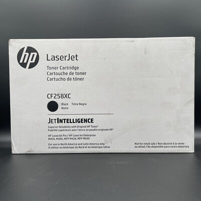 HP CF258XC 58X Black High Yield Toner Cartridge LJ Pro M428 series M404 ...