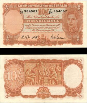 Australia - 10 Shillings - P-25b - Foreign Paper Money - Paper Money ...
