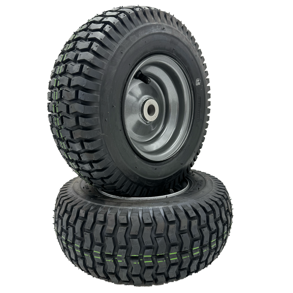 SET of 2 - 13x5.00-6 Dark Gray Turf Tread Lawn Mower Wheel Assembly | eBay
