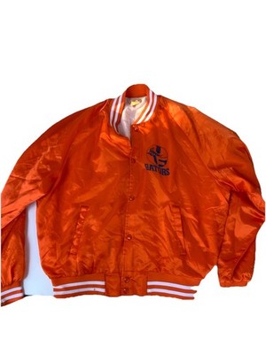 Vintage 70s 80s Florida Gators Starter Like Satin Bomber Jacket Size L ...