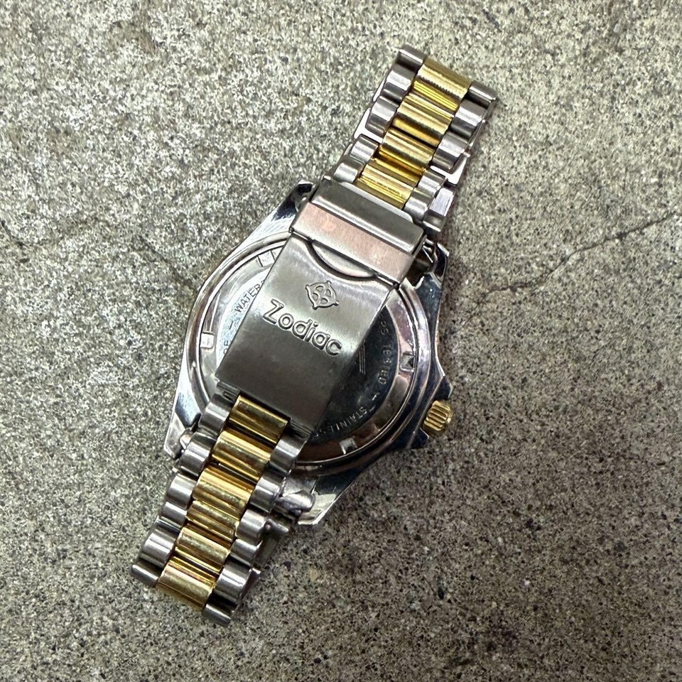 Zodiac Gmt Professional Two-tone Root Beer 806.22.06 Automatic Watch ...