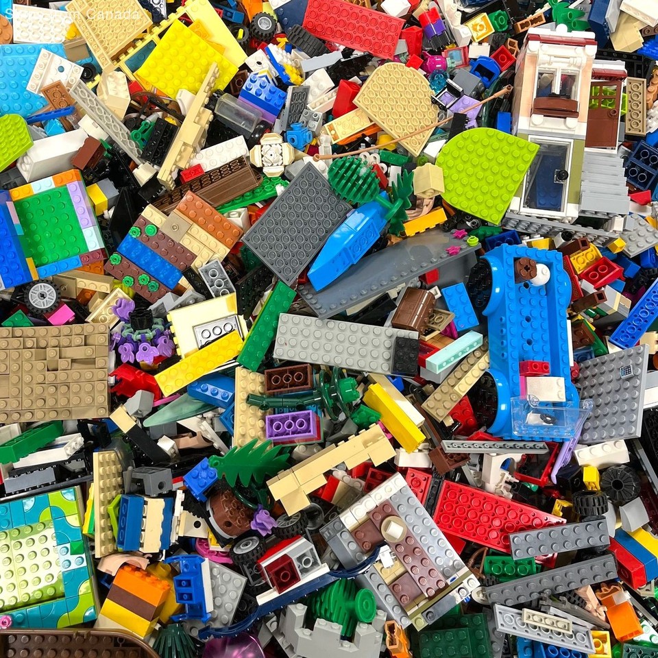 21.0 Lbs. of Unsorted Bulk LEGO and non-LEGO Bricks, Pieces, and Parts ...