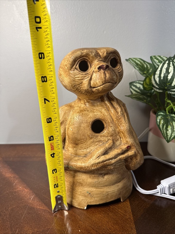 Vintage 1980's Handmade Ceramic E.T. Extra-Terrestrial Rare Night Light ...