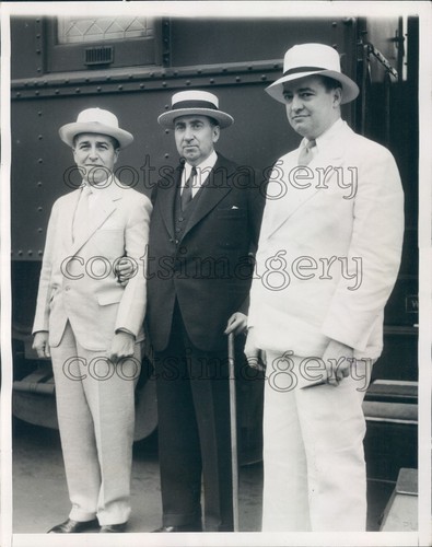 1933 Aviation Industrialist Vincent Bendix & Herbert Sharlock Press ...