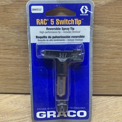 Graco Reversible Spray Tip RAC 5 SwitchTip | eBay