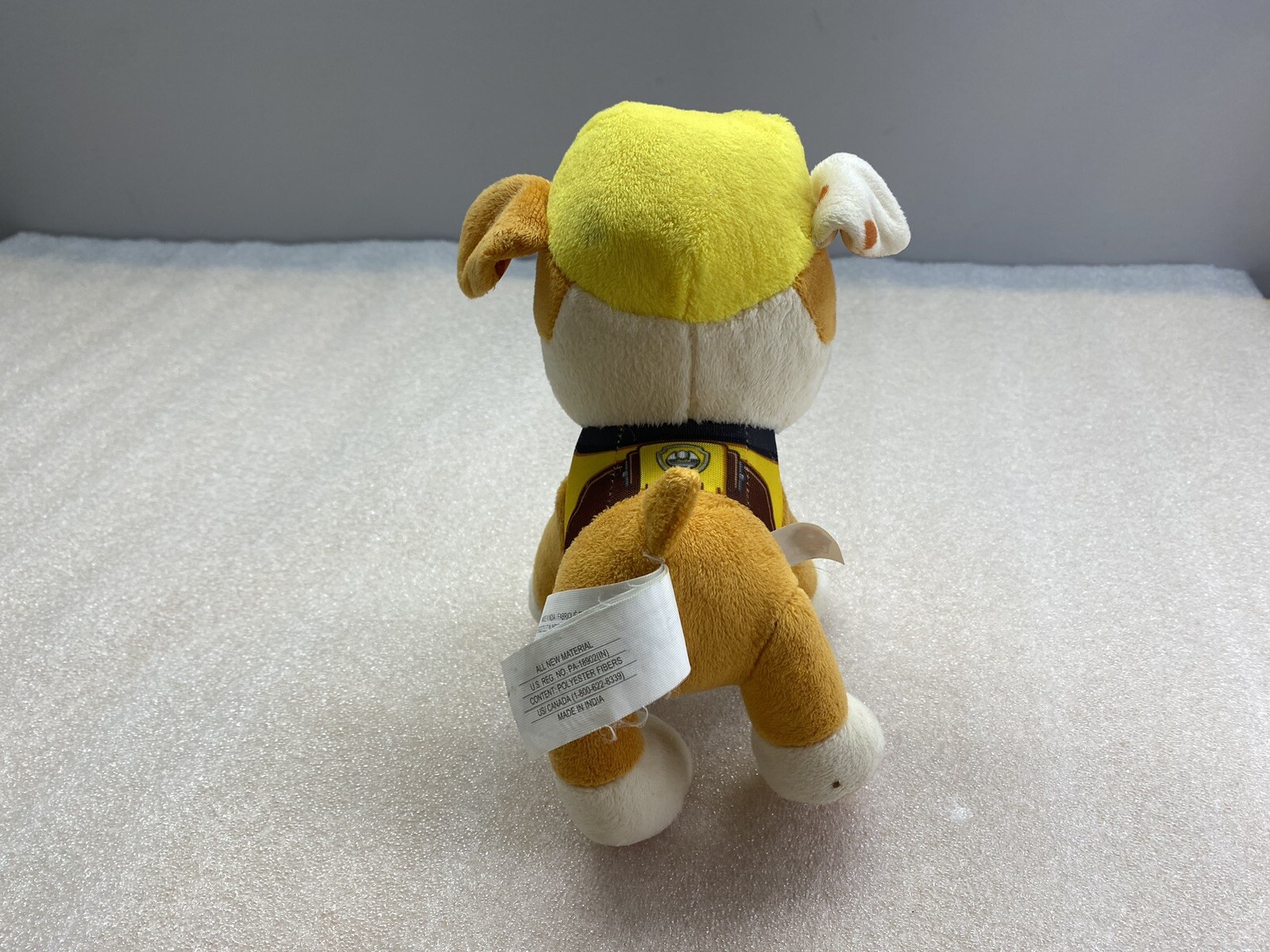 Paw Patrol Rubble Dog Mini Plush - Nickelodeon Spin Master. Stuffed ...