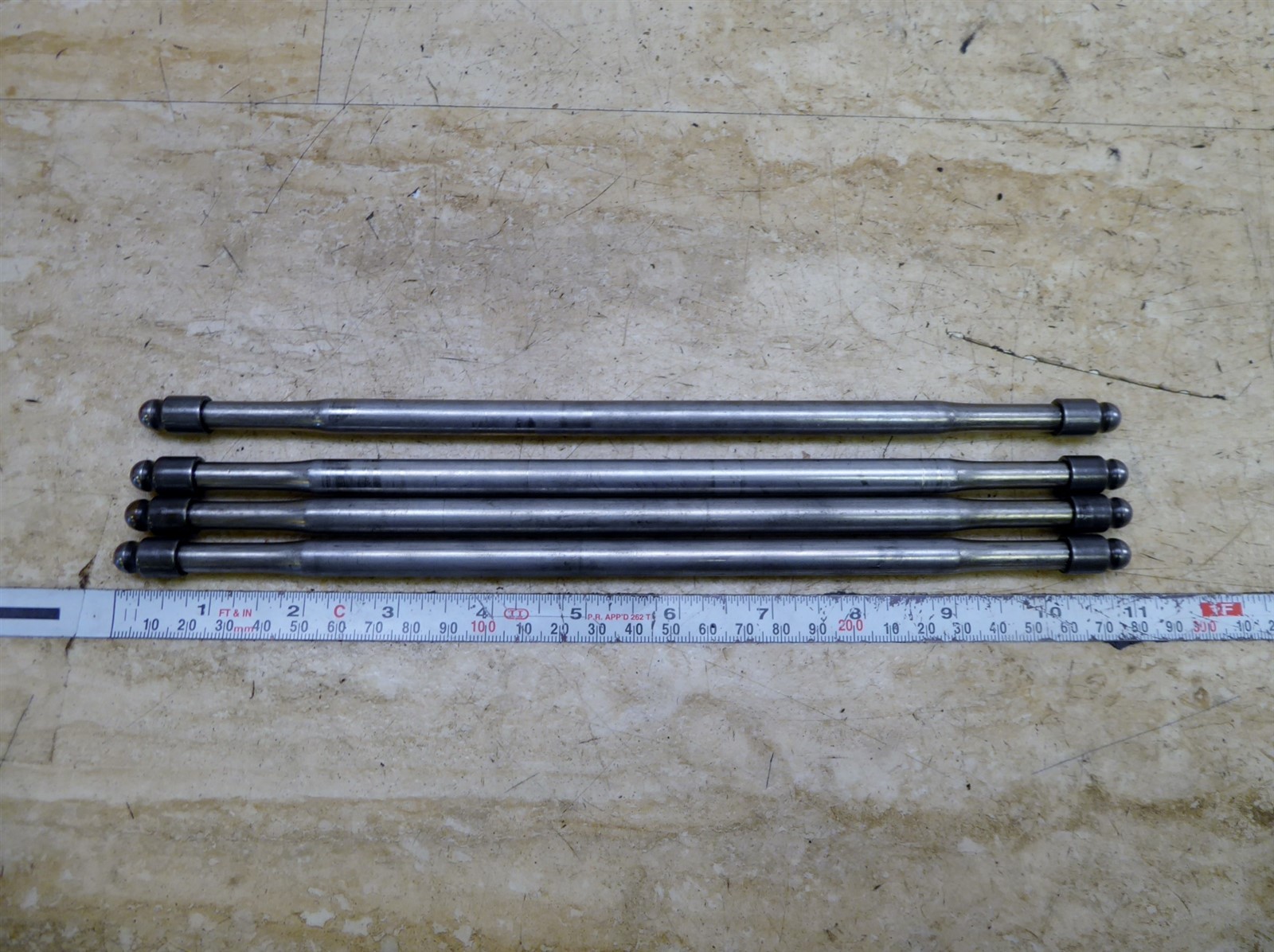 1975 BMW R90S Airhead SM109B. engine pushrods push rod set of four | eBay