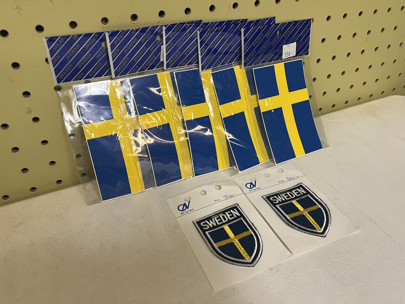 Lot Of SWEDEN FLAG PATCHes & Stickers SWEDISH embroidered | eBay