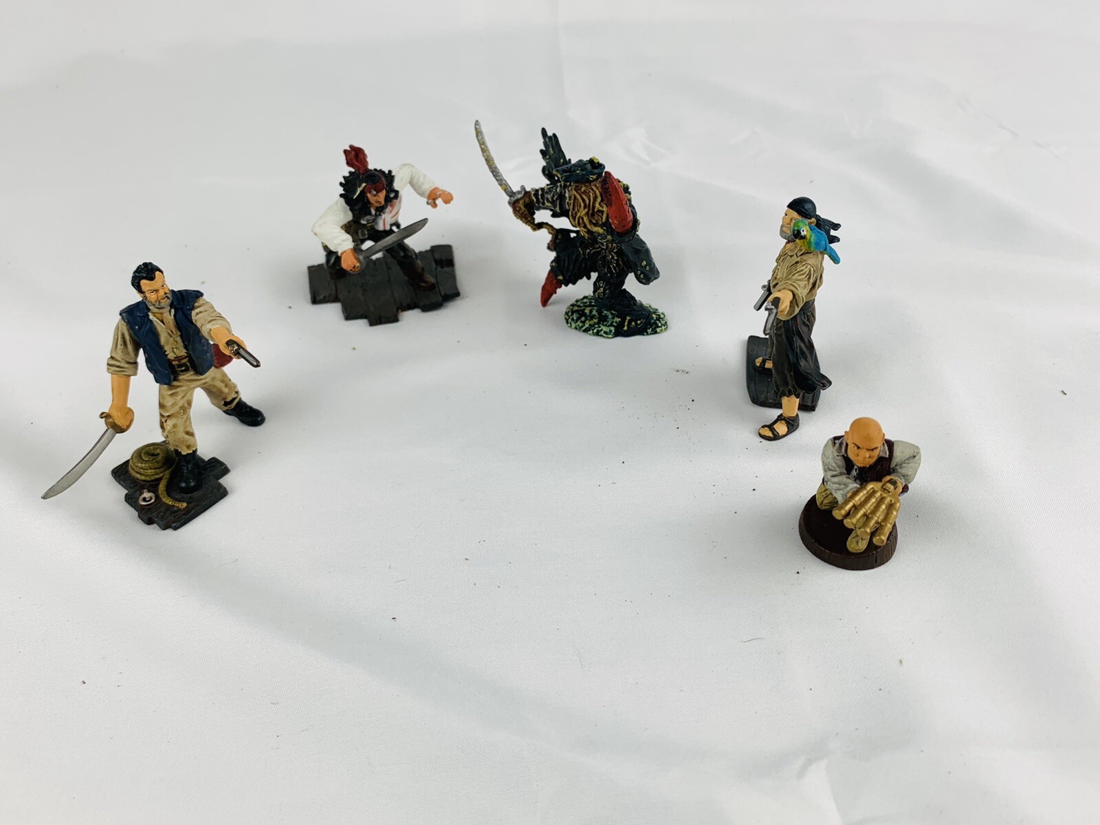 Disney Zizzle Pirates of The Caribbean Action Figure Mixed Lot of 5 ...