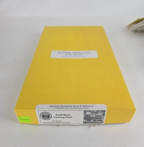 Alpine Division Scale Models Kit No. 85 Swift Meat Packing Plant HO | eBay