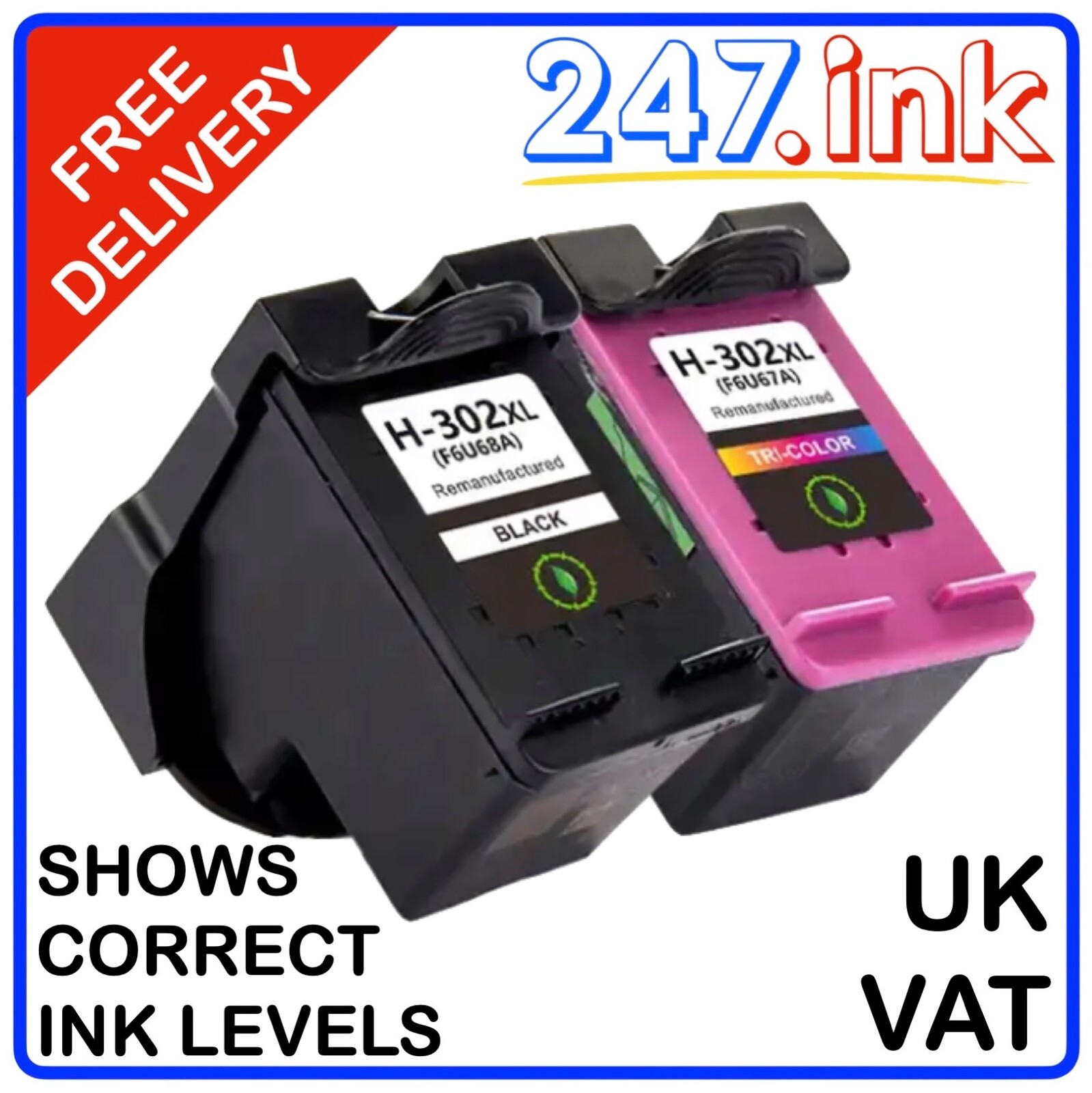 302XL Compatible Ink Cartridges For HP OfficeJet 4657 4658 (Set) (non ...