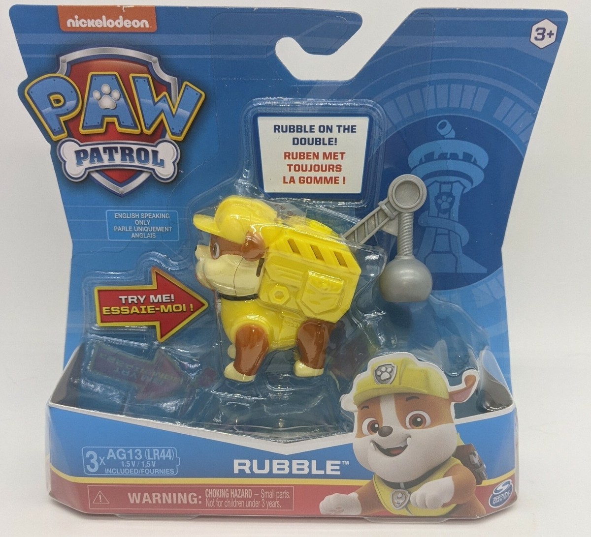 Paw Patrol Real Talking Rubble Rubble & Crew Rubble's