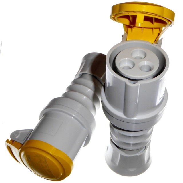 GEWISS 16 Amp Trailing Commando Extension Lead Socket 110v GW62001H 3 ...