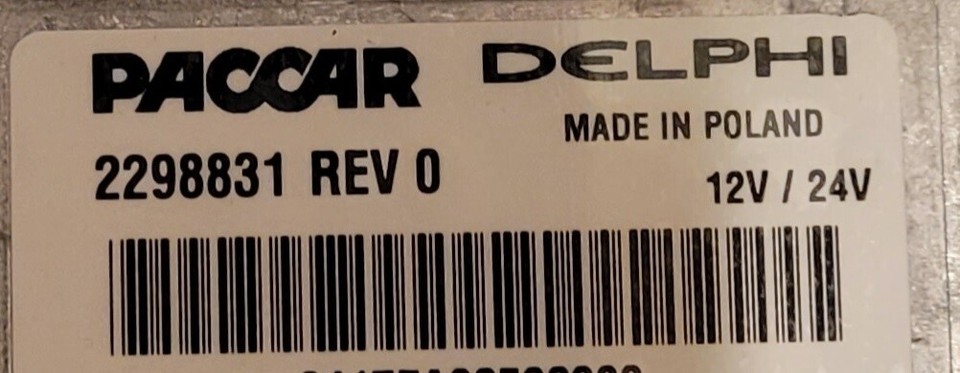 OEM Genuine PACCAR ECU ECM 2298831 MX13 ENGINE CONTROL MODULE | eBay