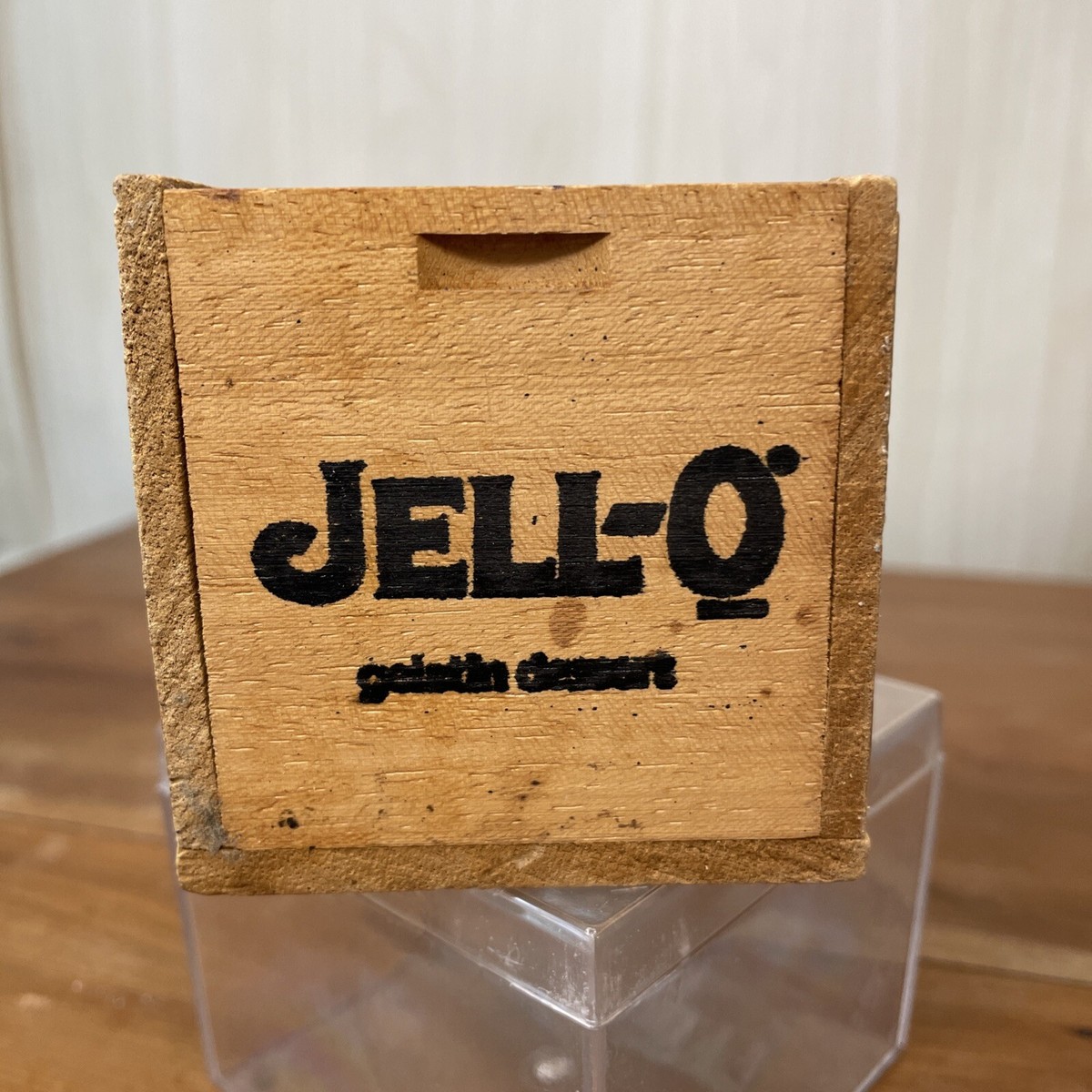 Wood Crate Vintage Jello