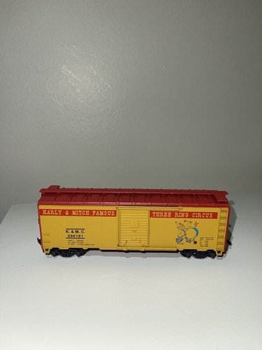 Athearn HO Bev-Bel 40’ Specialty Boxcar-Karly &Mitch Circus-K&MC 090181 ...