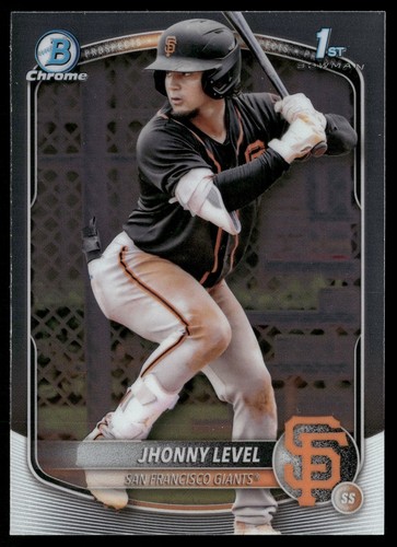 2025 Bowman #BCP-147 Jhonny Level Chrome Prospects San Francisco Giants ...