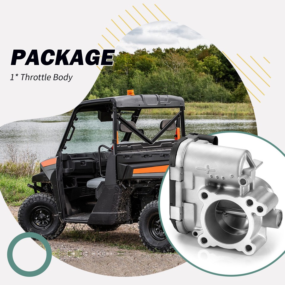 Throttle Body Bodies TPS 1204455 For POLARIS RANGER 570 900 1000 1500 ...