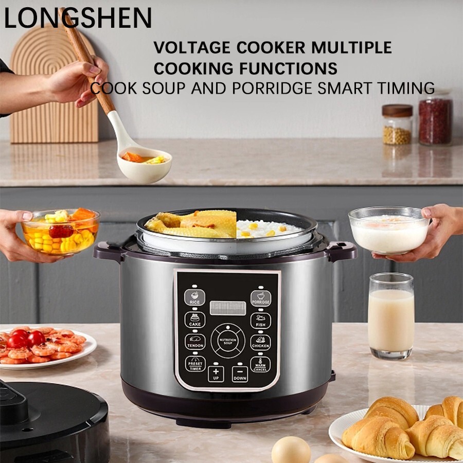 electric pressure cookers,4qt pressure pot&multi cooker,silver ...