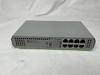 Allied Telesis AT-GS910/8 8 Port Gigabit Switch | eBay