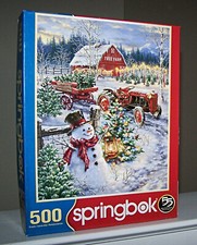 Christmas Tree Farm 500 Piece Jigsaw Puzzle by Springbok for sale ...
