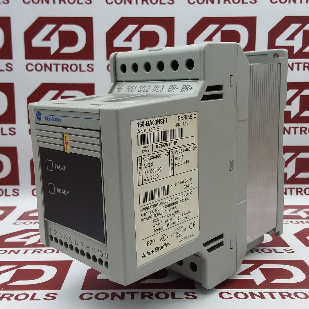 160-BA03NSF1 | Allen Bradley | Bulletin 160 | Speed Drive, Used, Ser C ...