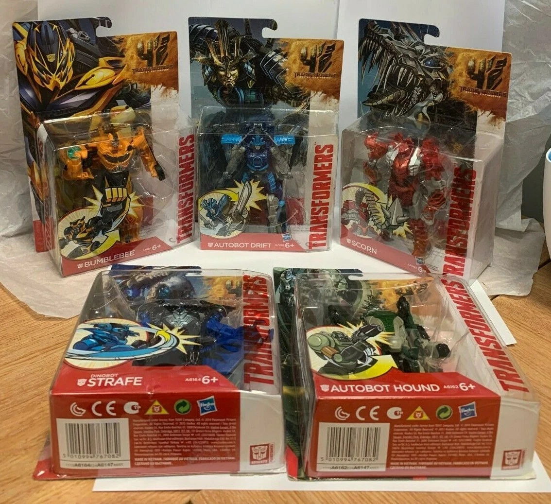 Transformers Age Of Extinction Dinobot Strafe And Bumblebee