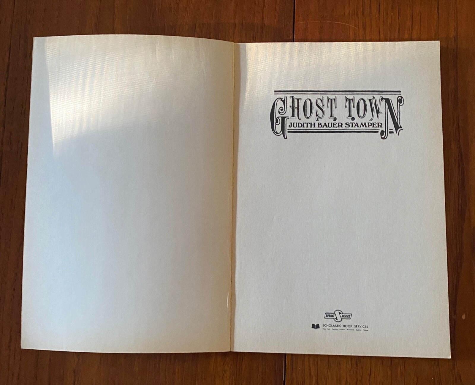 Vintage 1979 Ghost Town Book by Judith Bauer Stamper Spring Library 4B ...