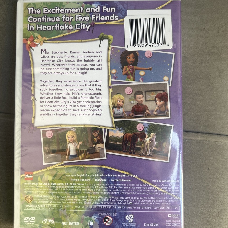Lego Friends - Friends Together Again DVD - Fun Bonus Gift | eBay