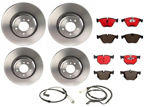 Brembo Front Rear Brake Kit Disc Rotors Ceramic Pads Sensors For BMW ...