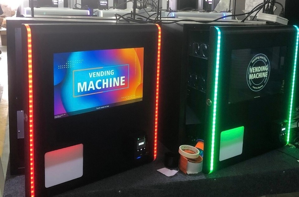 Mini Vape Vending Machines w LED Lights- 18.5" Touchscreen Smart ...