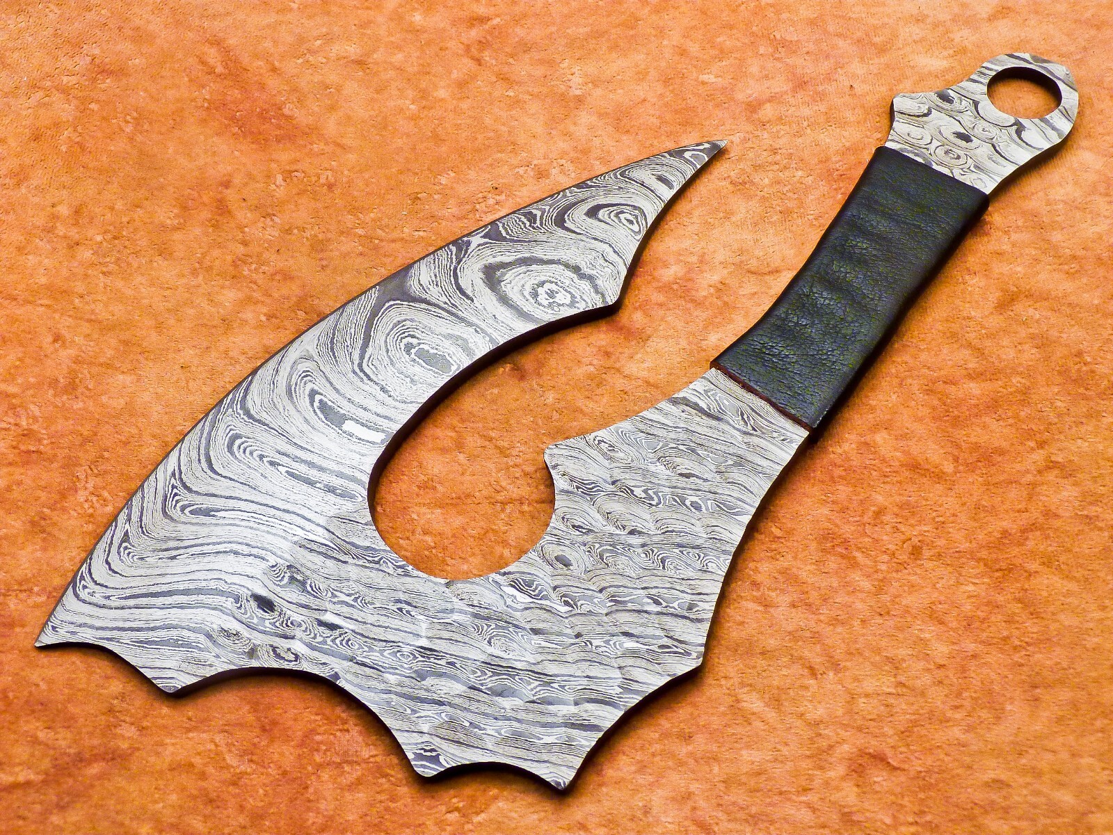 Rare Custom Handmade Damascus Steel Chopper AXE, FULL TANG Axe, W ...