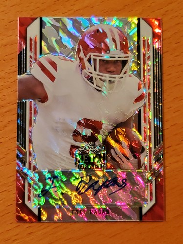 2021 Leaf Metal Draft Marbles Red Auto #TR1 Trey Ragas Louisiana ...