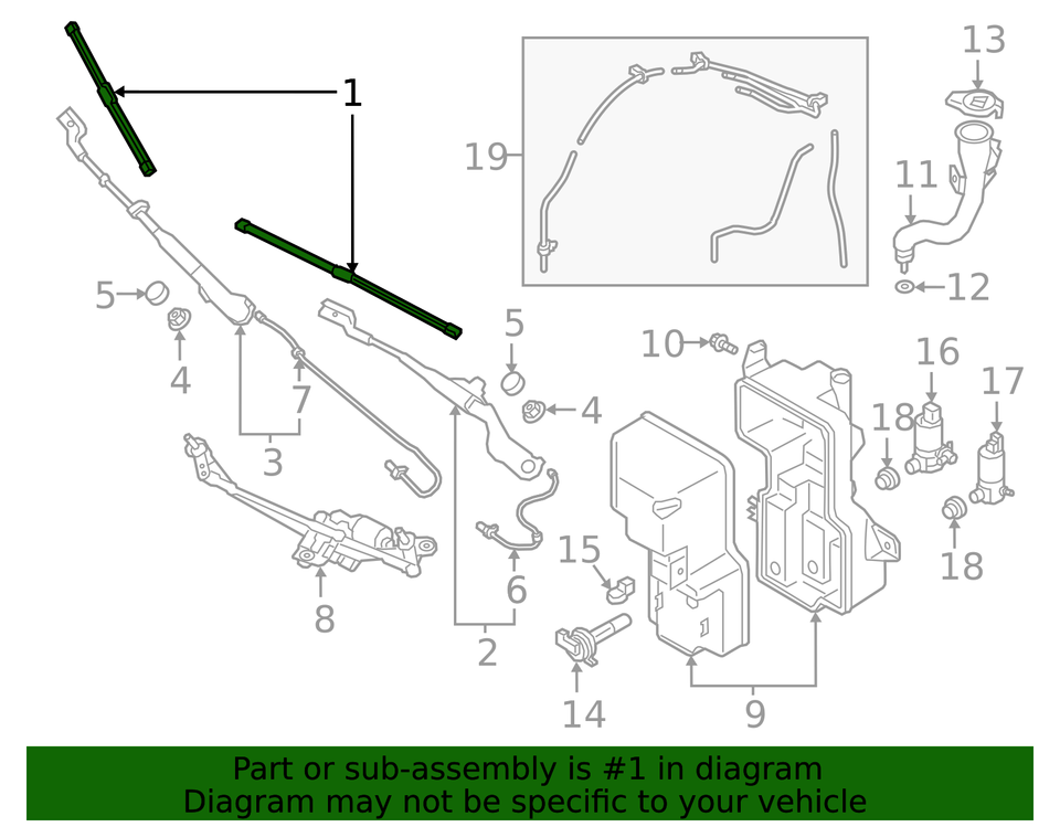 New Genuine Volvo Front Windshield Wiper Blade Kit XC40 2018-2022 C40 ...