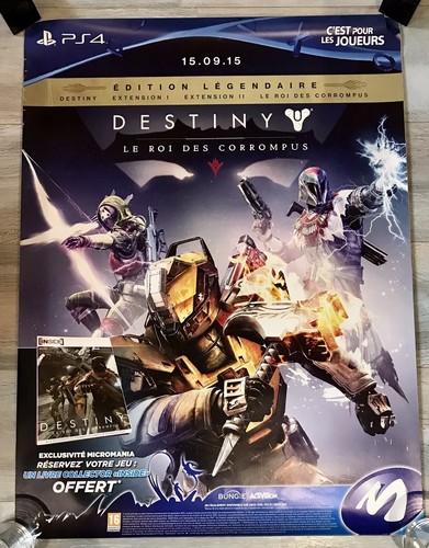 Destiny PLAYSTATION Promo Store Official Poster 80X60 | eBay