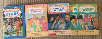 4 Sleepover Friends Books & 1 STARS Rent-A-Star Susan Sunders 1987 | eBay