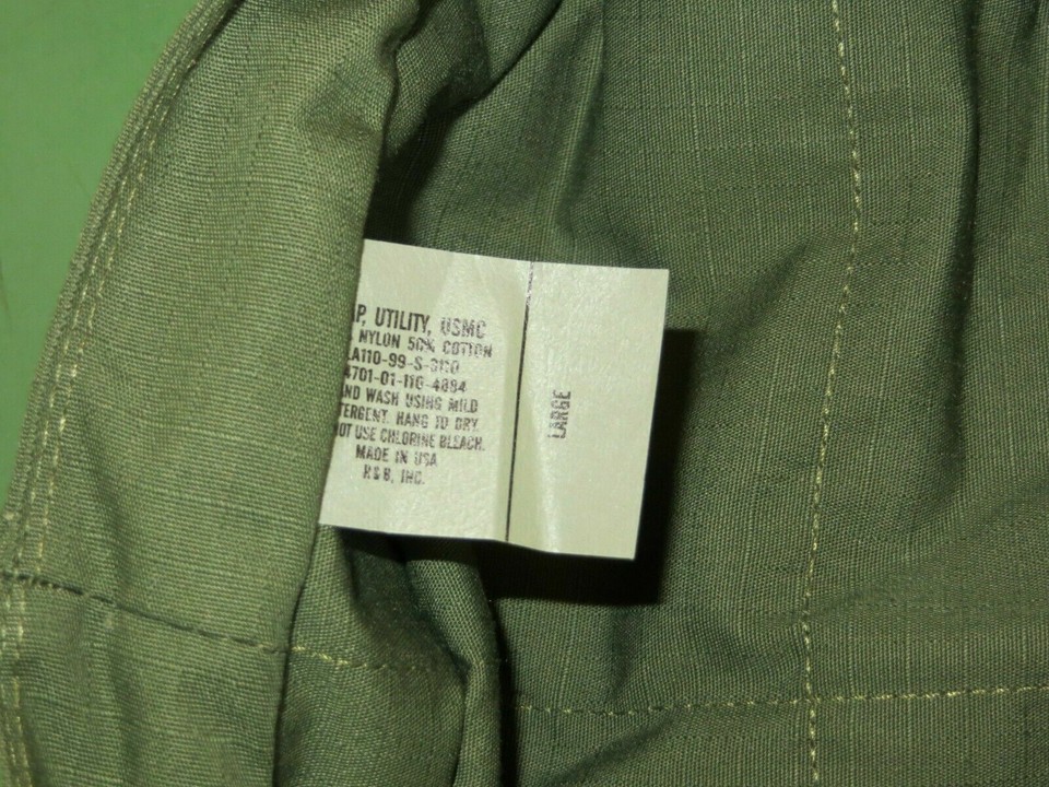 US Marine Corps USMC OD Green 8 Point Ripstop Utility Cover Hat Cap All ...