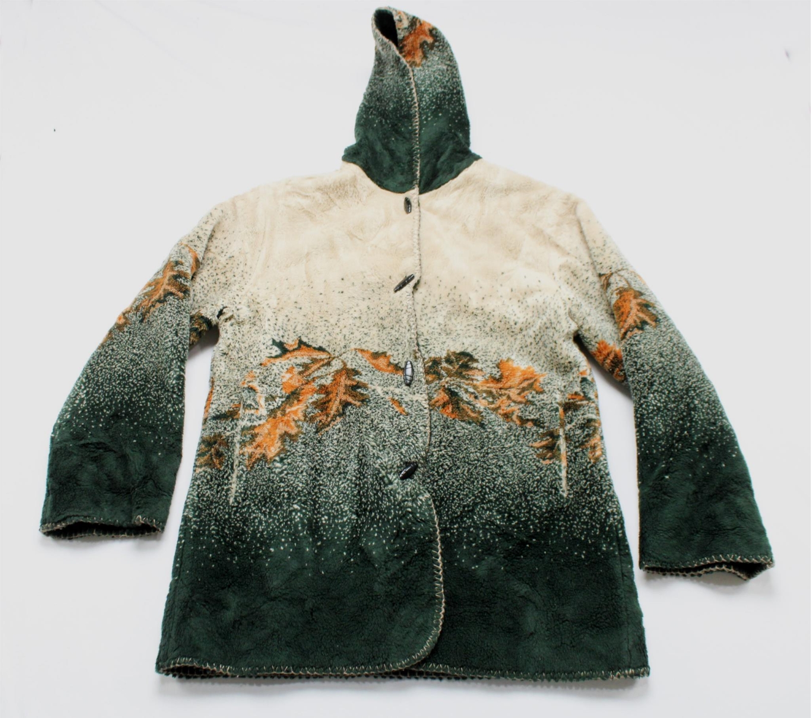White Stag Women's Fall Leaf Landscape Hooded Jacket … - Gem