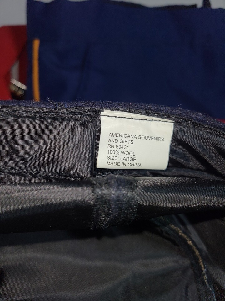 civil war reenactment reproduction uniforms used ,pants , cap, pins ...