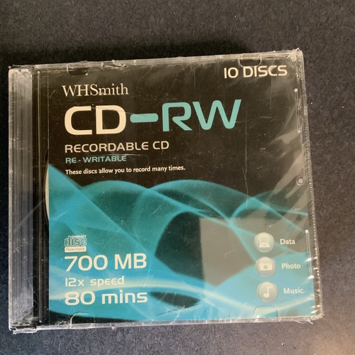 WHSmith CD-RW Compact 10 Disc Set NEW | eBay