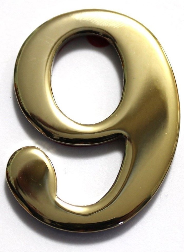 2" Brass Numbers Better Box Mailboxes Brass Mail Box Numbers 2 Inch ...