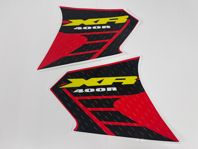 Honda XR 400 XR400 XR 400R XR400R Decals Tank Graphics Perforated Thick ...