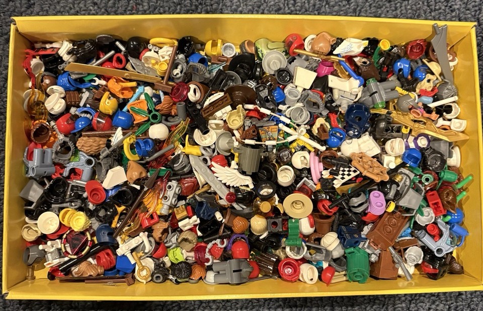 12.5oz LEGO Minifigure Accessories Mix Matched Lot | eBay