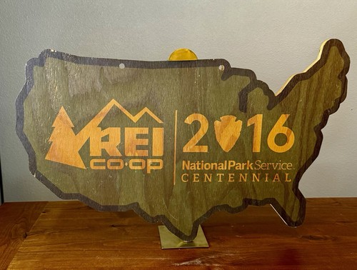 Rare National Park Service REI 2016 Centennial Large 31.5” Wood Hanging ...