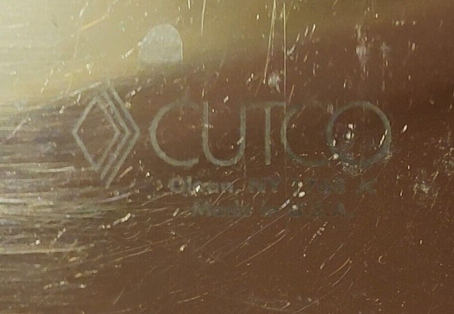 Cutco CUE1 Black/Dark Brown Handle Stainless Silverware Choice Flatware ...