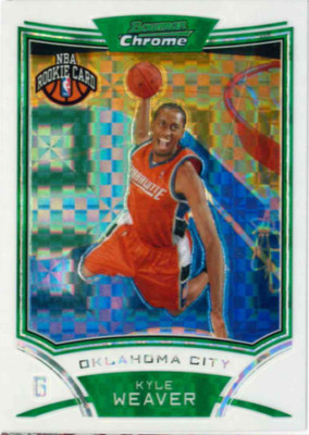 KYLE WEAVER 2008-09 BOWMAN CHROME XFRACTOR ROOKIE /299 | eBay