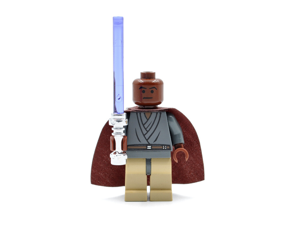 LEGO STAR WARS - MACE WINDU NONE LIGHT UP + CHROME HILT - RARE - 7261 ...