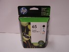 HP 65 2 Pack Black Tri Color Printer Ink Cartridges Genuine Sealed ...