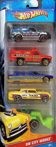 Hot Wheels HW City Works 5 Pack 2010 1:64 112624DMT3-B | eBay