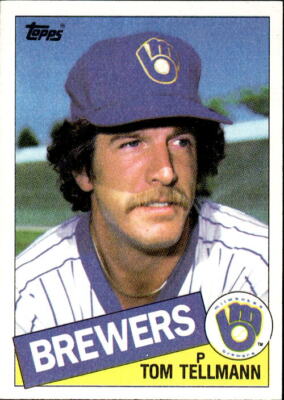 Tom Tellmann 1985 Topps #112 Milwaukee Brewers | eBay